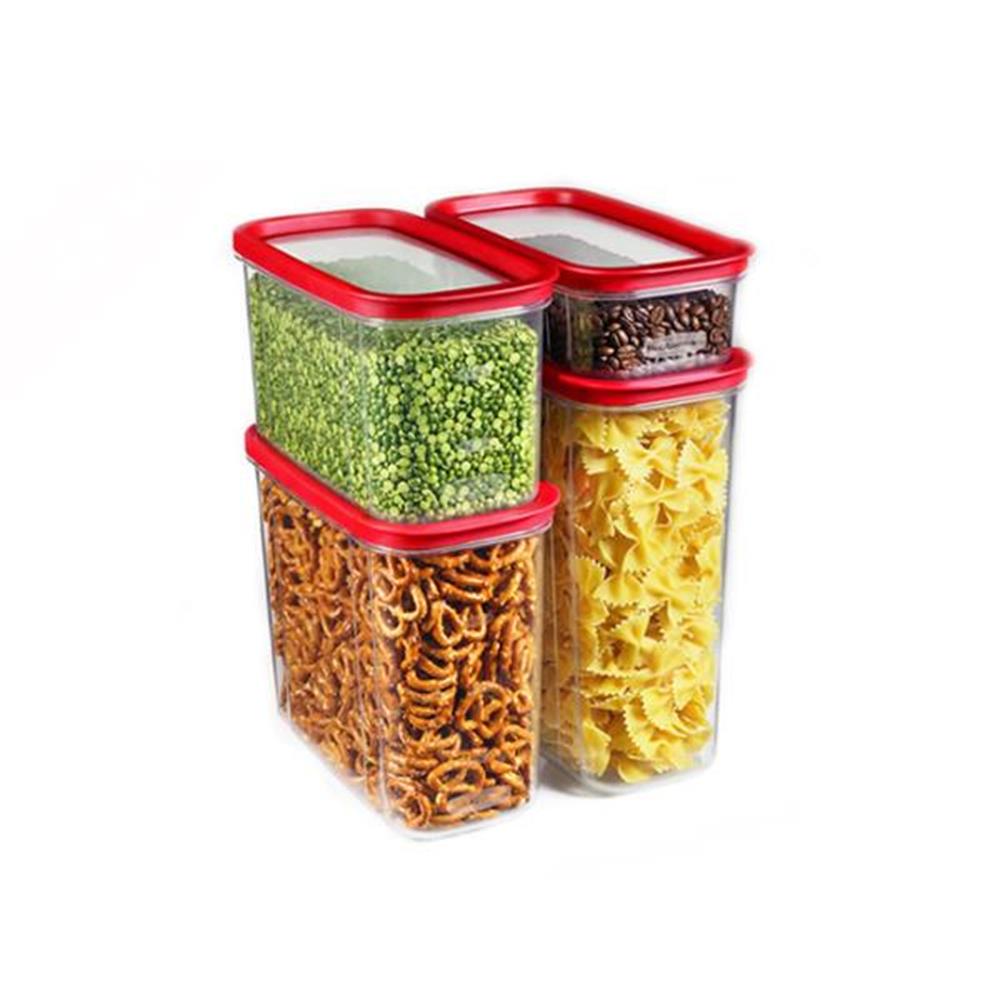 Rubbermaid 1776474 8 Piece Modular Food Canister Set available online ...