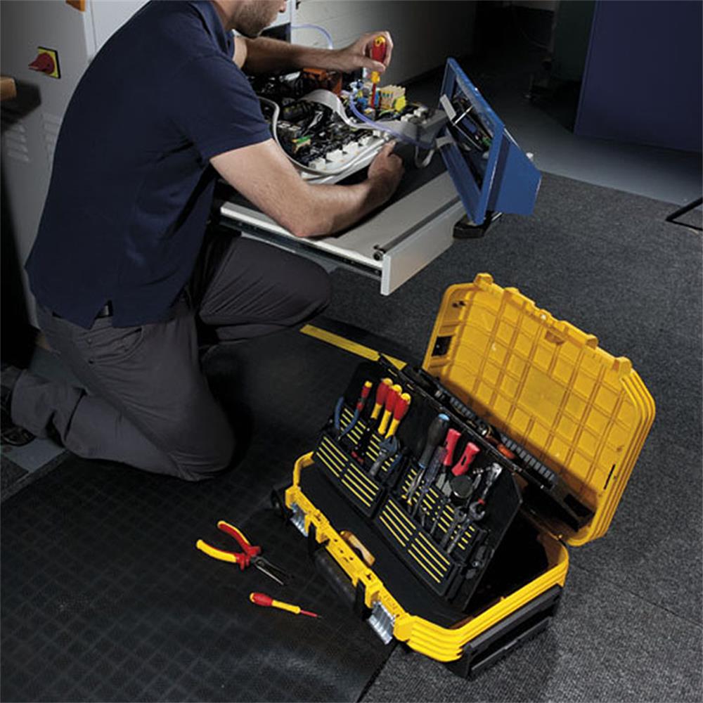 Stanley 540 x 435 x 400mm Yellow FatMax Technician Suitcase with Wheels ...