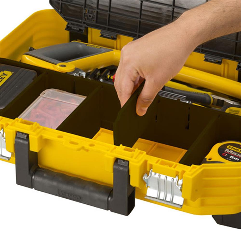 Stanley 540 x 435 x 400mm Yellow FatMax Technician Suitcase with Wheels ...