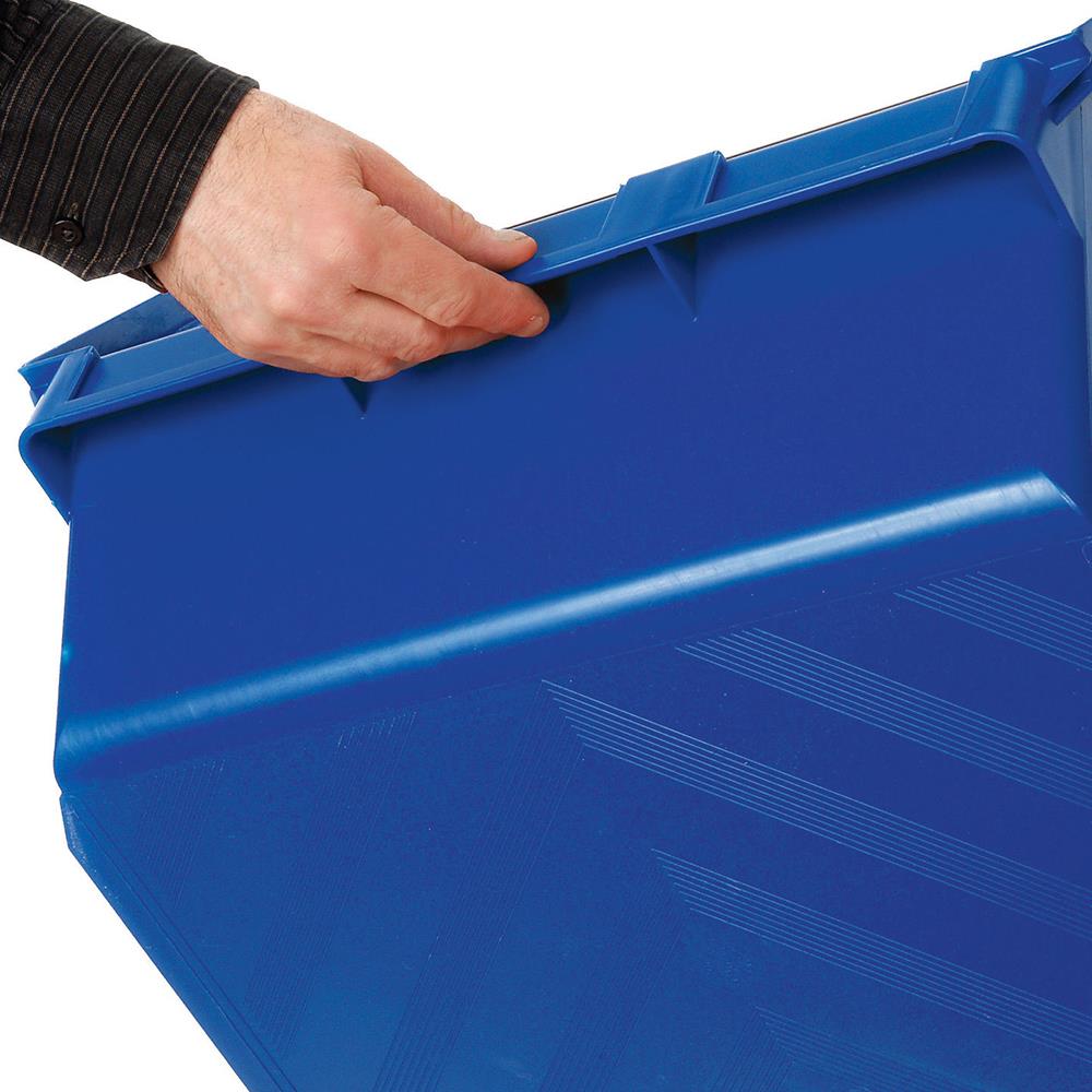 Quantum Storage 648 x 425 x 279mm Magnum Plastic Stackable Storage Bin ...