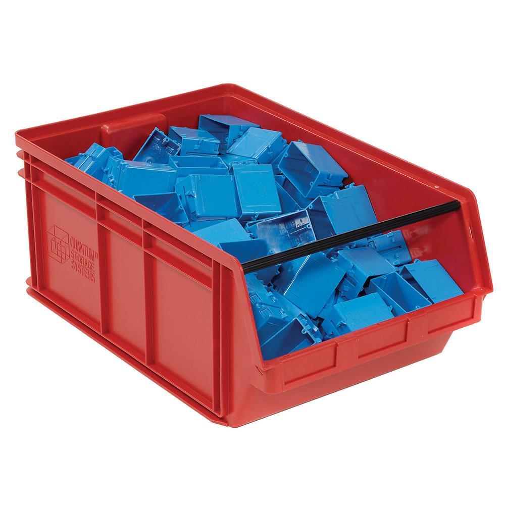 Quantum Storage 648 x 425 x 279mm Magnum Plastic Stackable Storage Bin ...