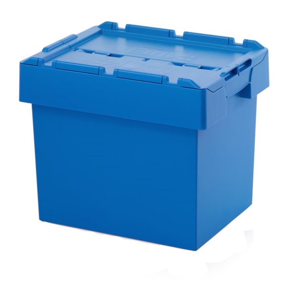 Auer Packaging MBD 6442 72 Litre Reusable Containers with Lid - Sky Blue available online ...