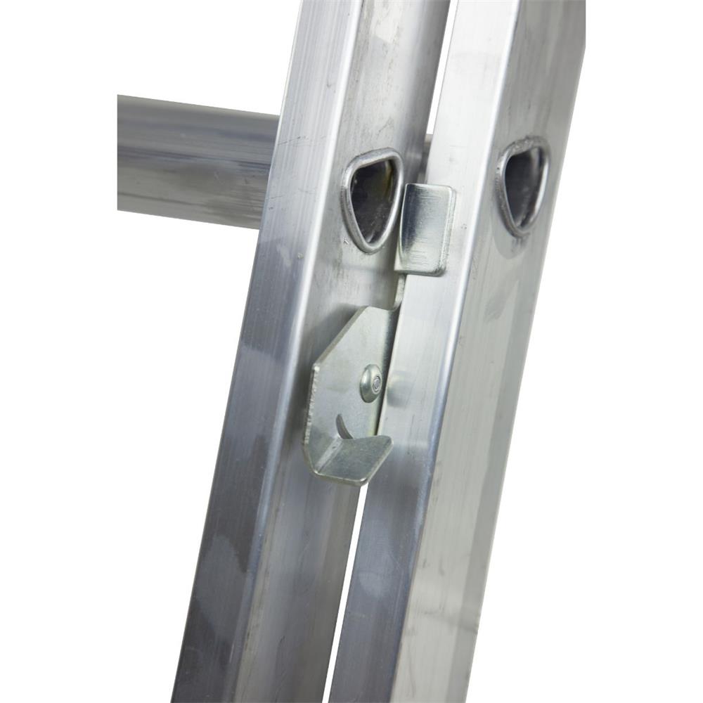 Werner 722 Series Aluminium Box Section Extension Double Ladder ...