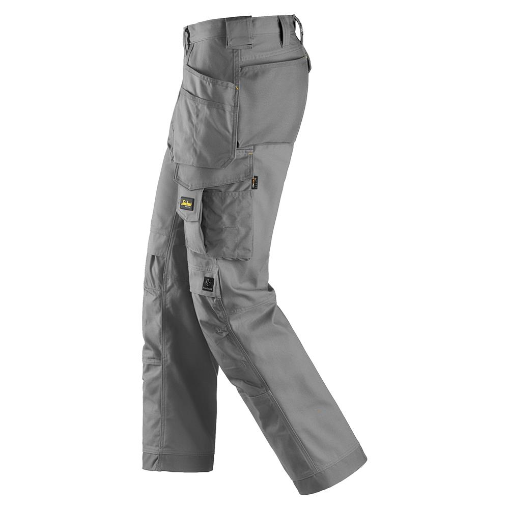 Snickers 3214 Canvas+ Craftsmen Holster Pocket Trousers - Grey ...