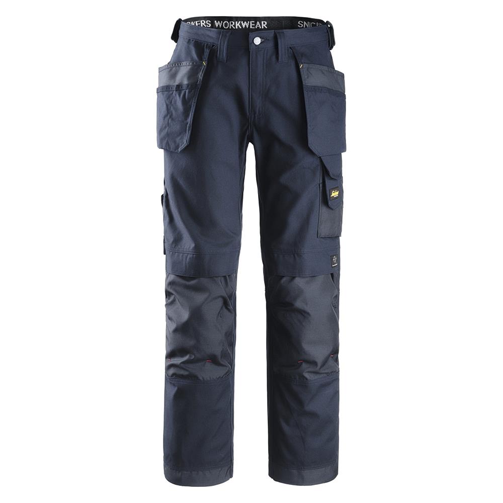 Snickers 3214 Canvas+ Craftsmen Holster Pocket Trousers - Navy ...
