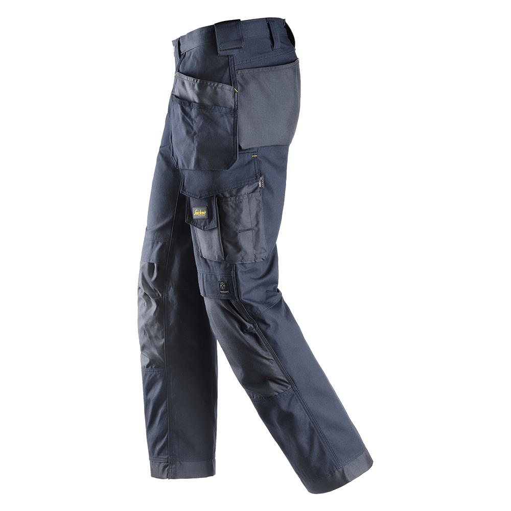 Snickers 3214 Canvas+ Craftsmen Holster Pocket Trousers - Navy ...