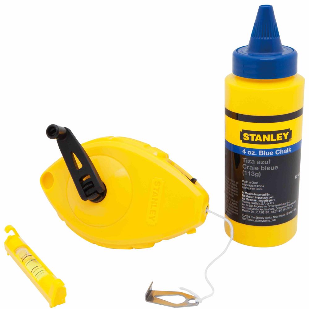 Stanley 47-443 30m Blue Builders Chalk Line Reel Set available online ...