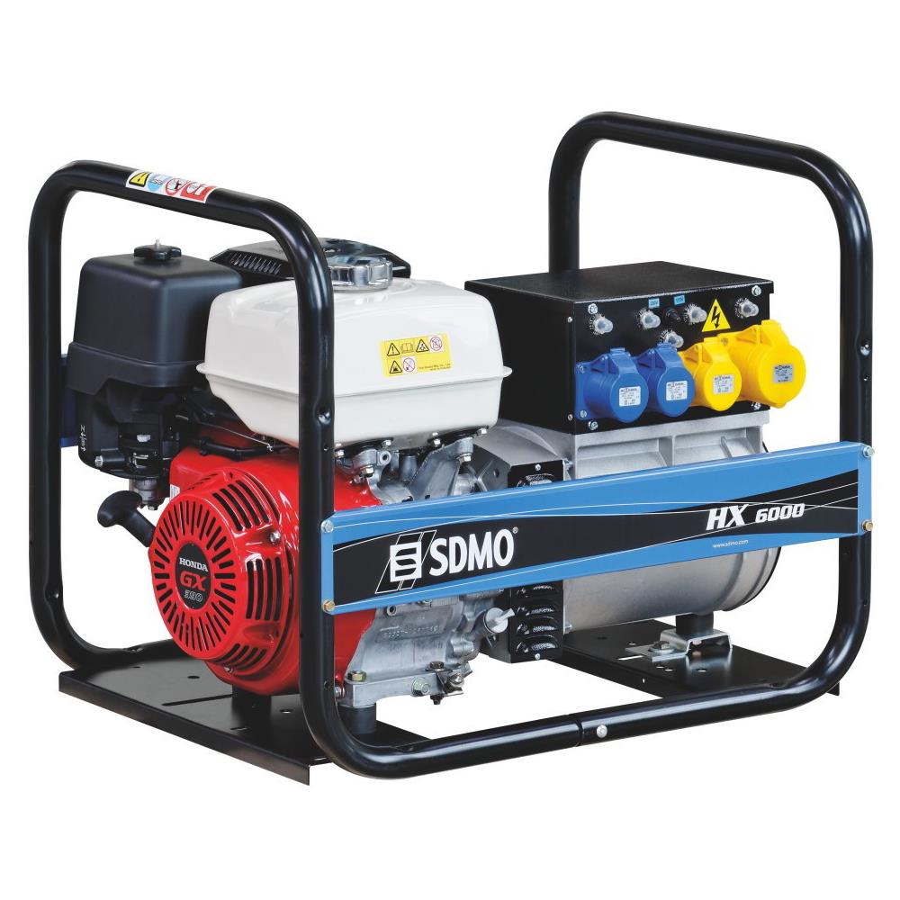 SDMO HX 6000 5.6kW Honda Engine Portable Power Generator available ...