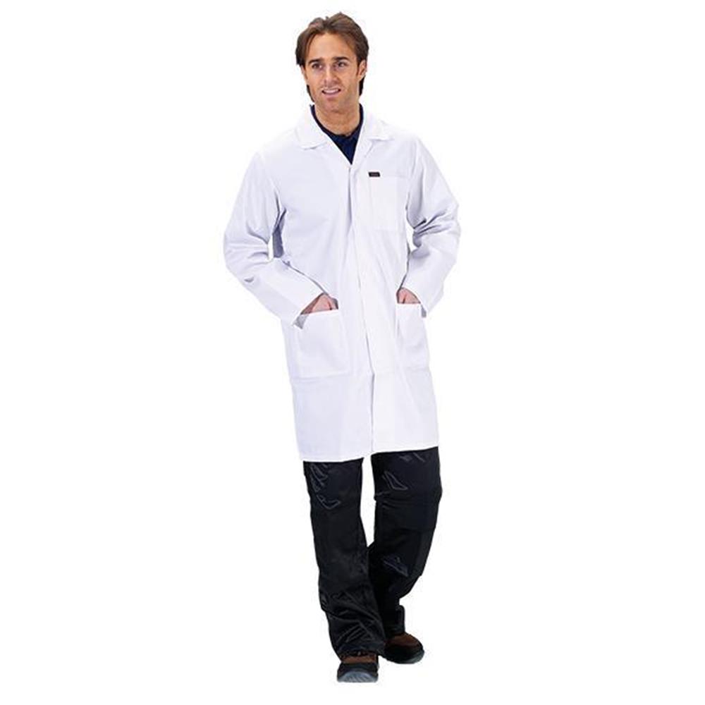CITEC PCWC-W Warehouse Coat - White available online - Caulfield Industrial