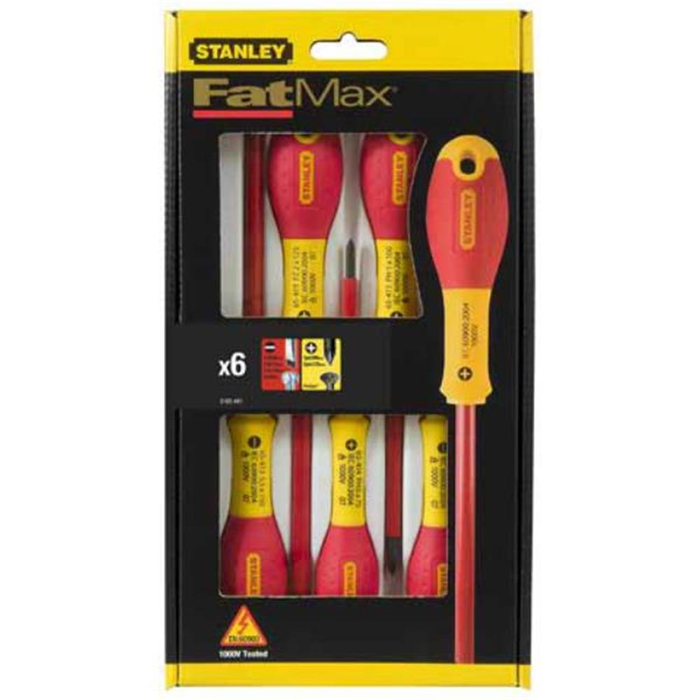 Stanley XTHT0-62692 5 Piece Mixed Fatmax Slim VDE Screwdriver Set ...
