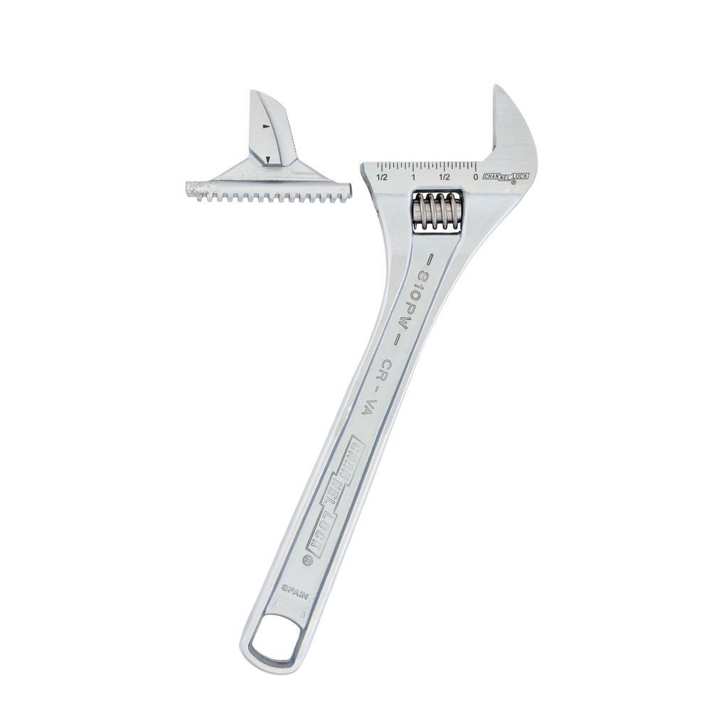 Channellock Reversible Jaw Extra Wide Adjustable Wrench available ...