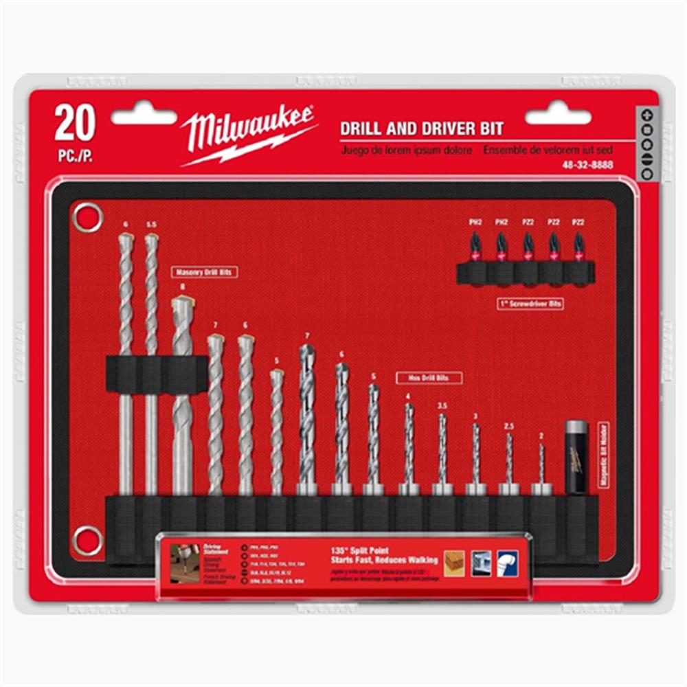 Milwaukee 4932464072 20 Piece Roll Mat Accessory Set available online ...