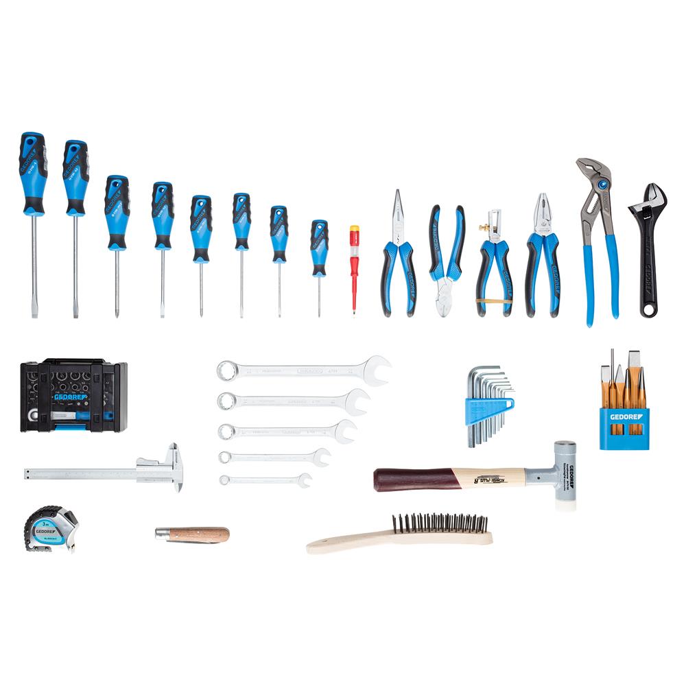Gedore 1041-001 74 Piece Basic Tool Set in Case available online ...