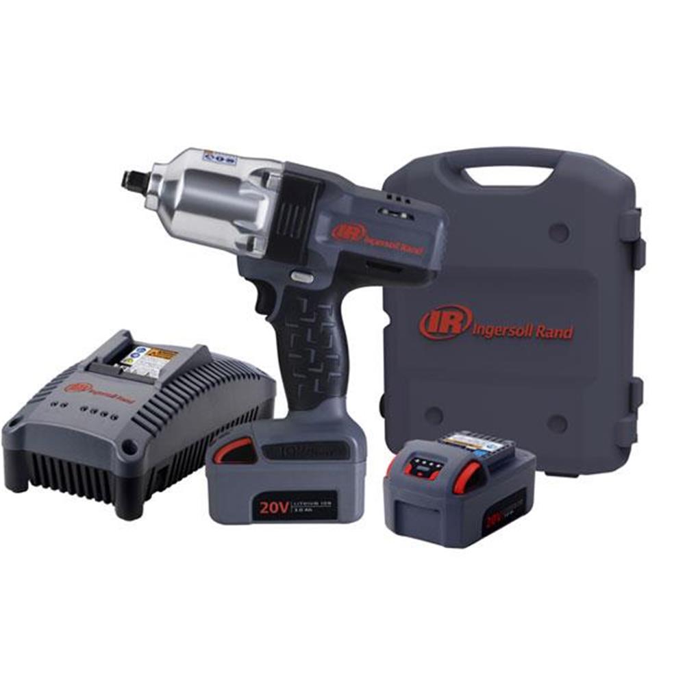 Ingersoll Rand W7150EU 20 Volt 1/2” High Torque Impact Wrench, 2 x 3.0Ah Batteries available ...