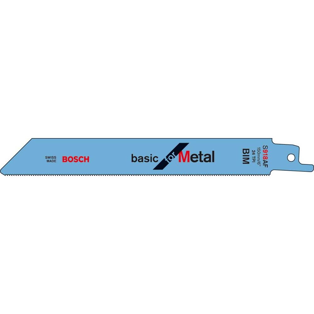 Bosch S918A 5 Piece Metal Sabre Saw Blade available online - Caulfield ...