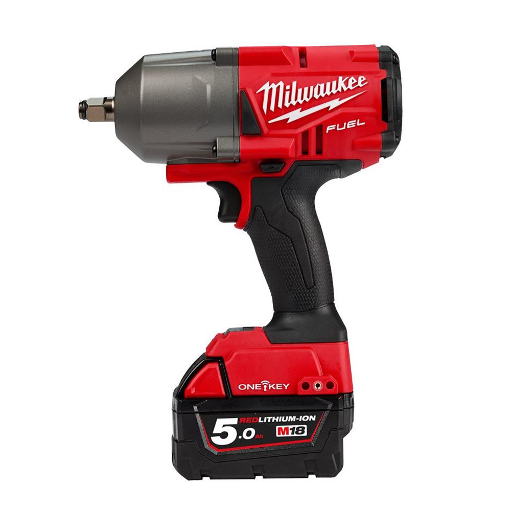 Milwaukee M18ONEFHIWF12-502X Fuel High-Torque 1/2" Impact Wrench with ...