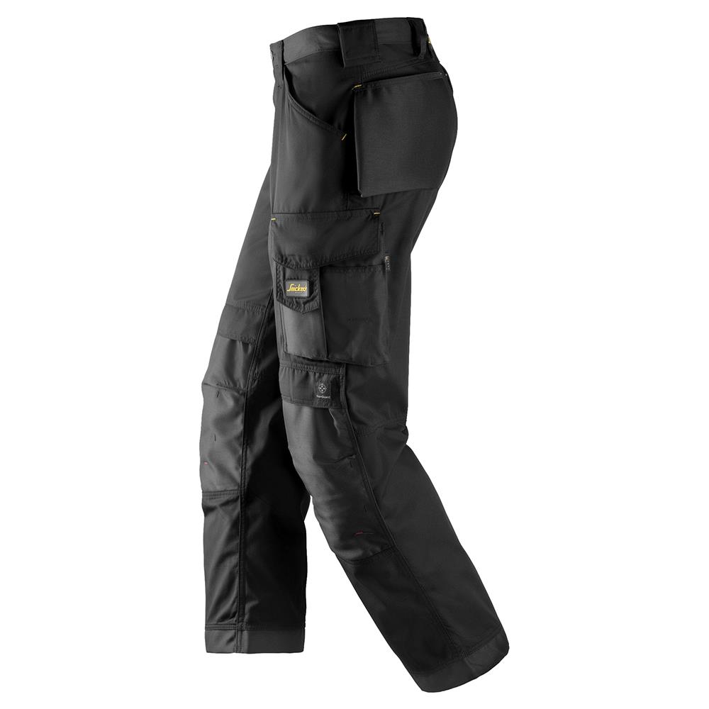 Snickers 3311 CoolTwill Craftsmen Trousers - Black available online ...
