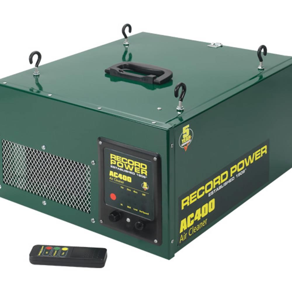 RECORD POWER AC400 Two Stage Air Filter with Remote, 3 Speeds and Time ...