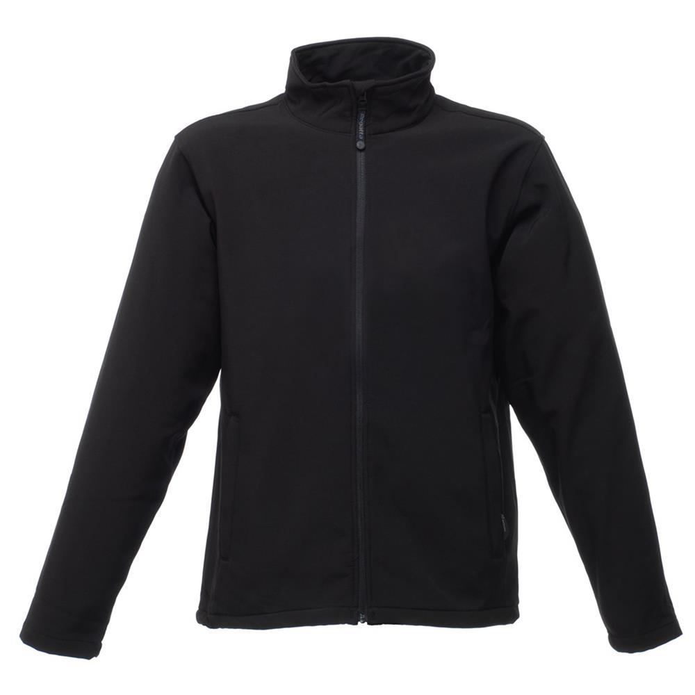 Regatta TRA654 Reid Softshell Fleece Jacket - Black available online ...