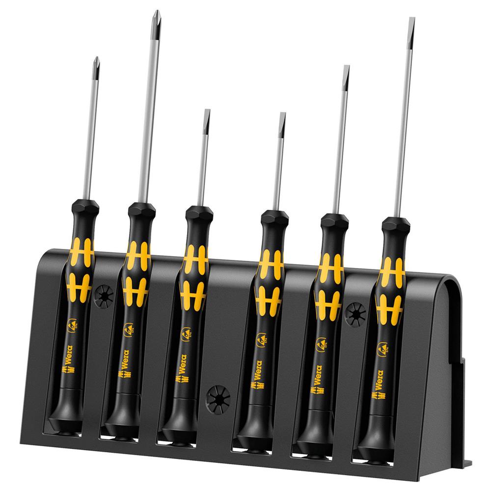 Wera 1578 A/6 ESD 6 Piece Mixed Screwdriver Set available online ...