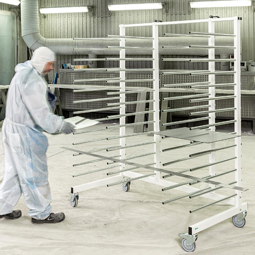 KM 152979 White Flexible Drying Trolley available online - Caulfield ...