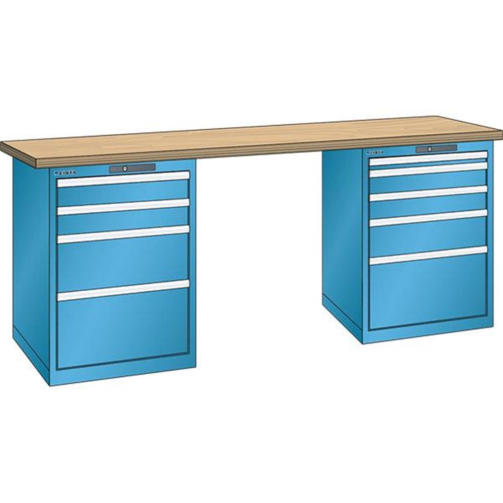 LISTA Heavy Duty Workbenches with Drawer Unit available online ...