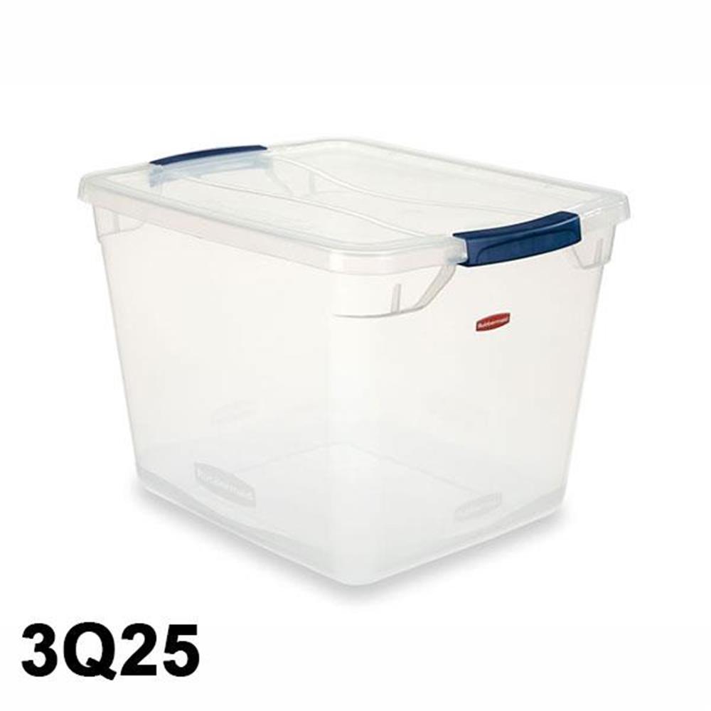 Rubbermaid Clever Storage Container - Clear with Blue Latch available ...