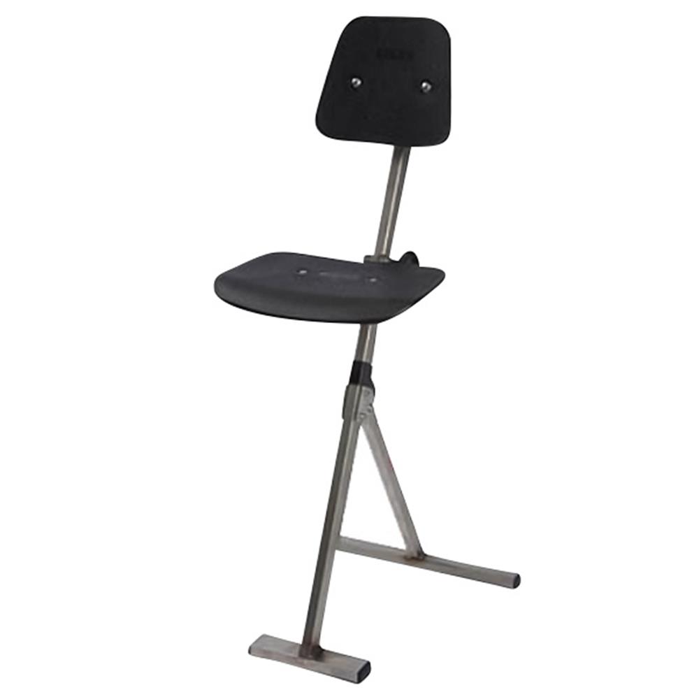Global 752020 Black Stainless Steel Inox Sit Stand Chair available ...