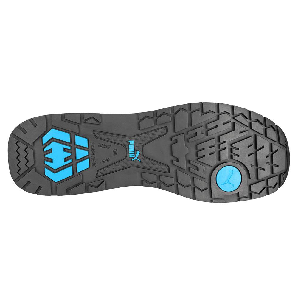 Puma Blaze Knit Low S1P Blue Safety Trainers available online ...