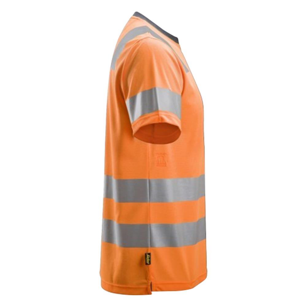 Snickers 2530 Class 2 AllroundWork High-Visibility T-Shirt - Orange ...