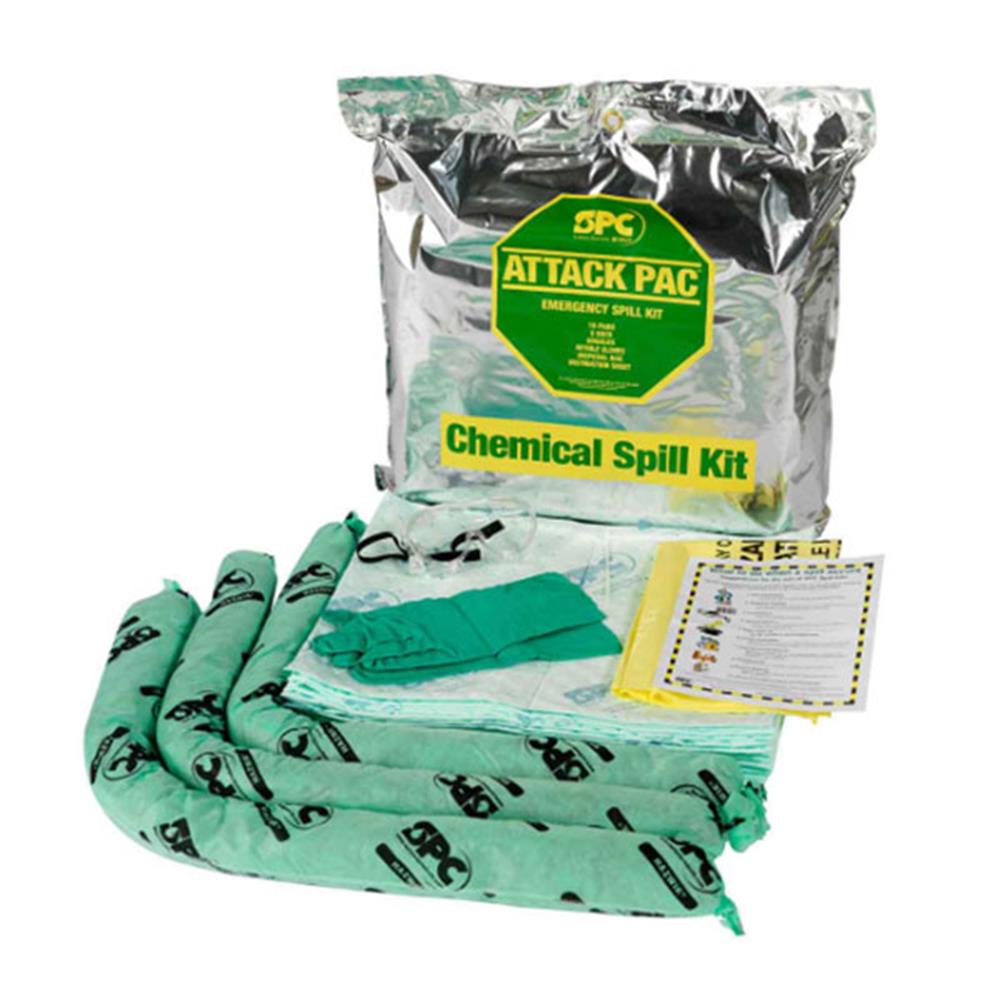 Brady SKH-ATK 91 Litre Hazwik Attack Pac Chemical Portable Spill Kit ...