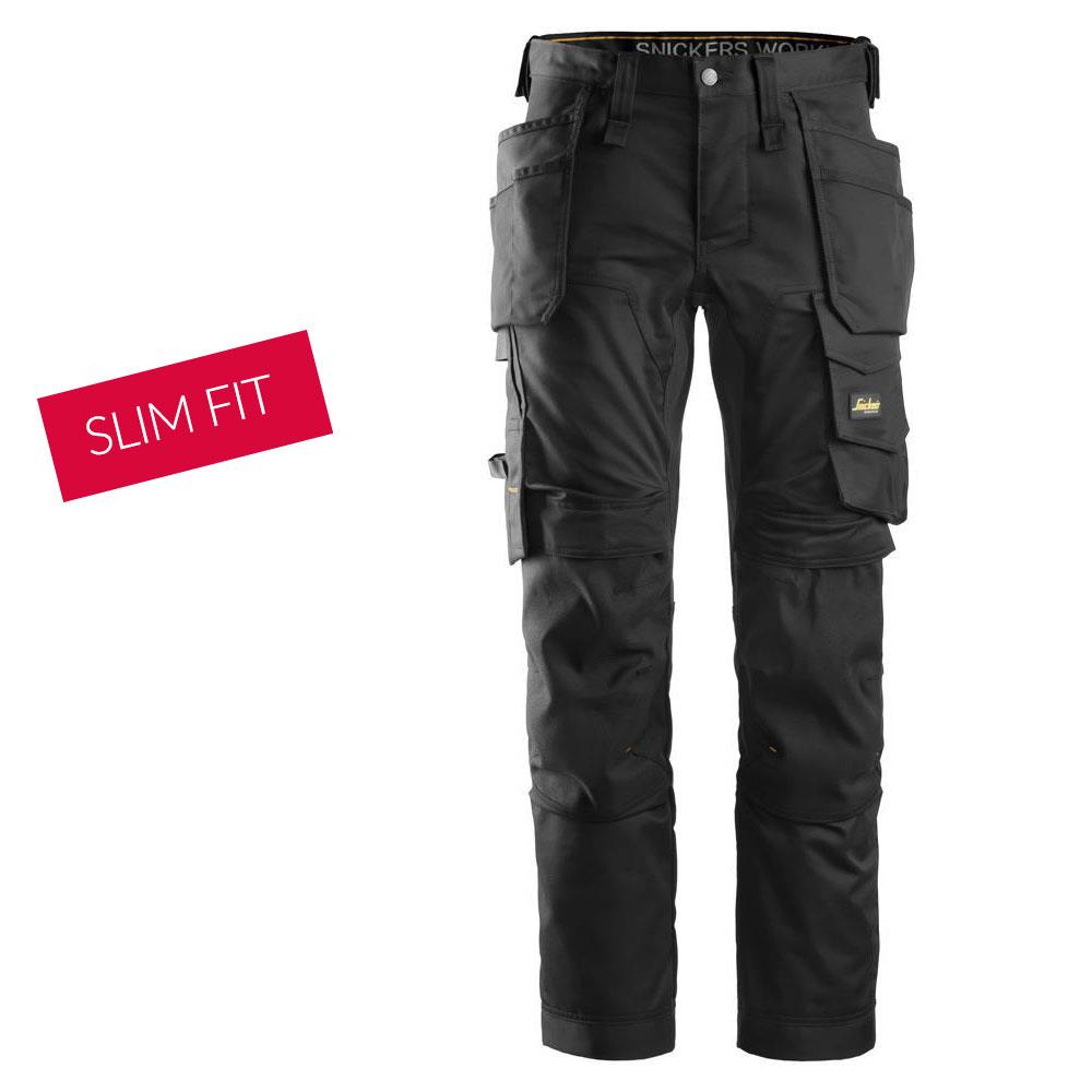 Snickers 6241 AllroundWork Stretch Holster Pocket Slimfit Trousers ...