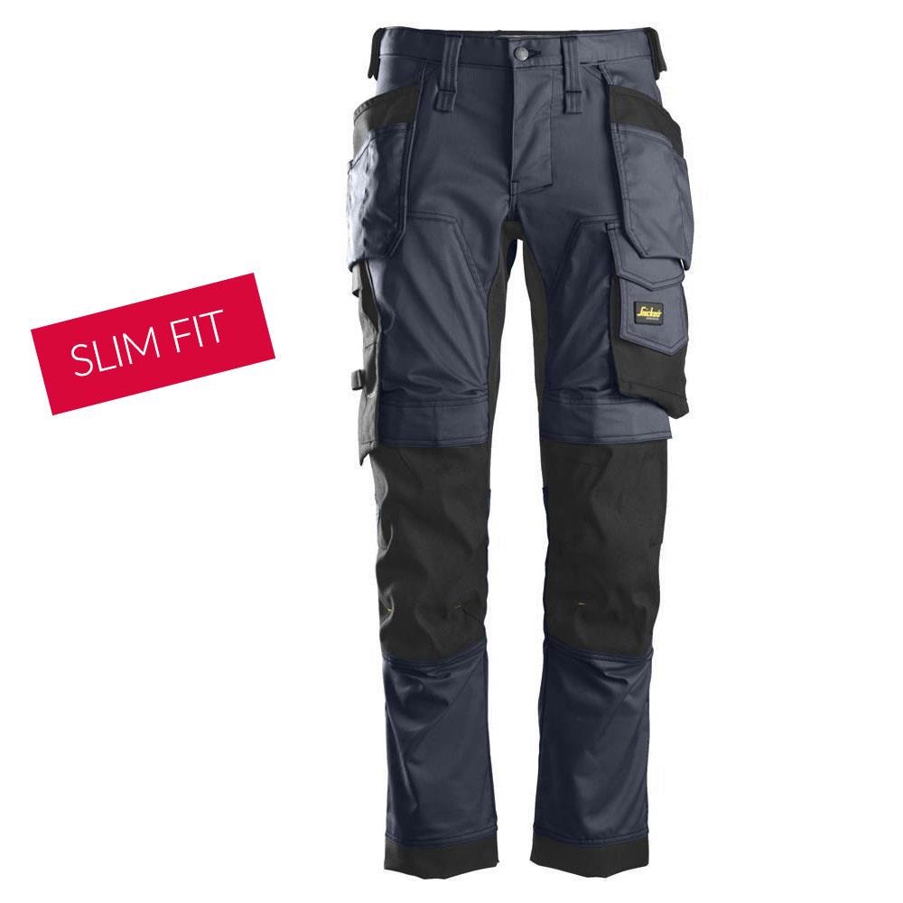 Snickers 6241 AllroundWork Stretch Holster Pocket Slimfit Trousers ...