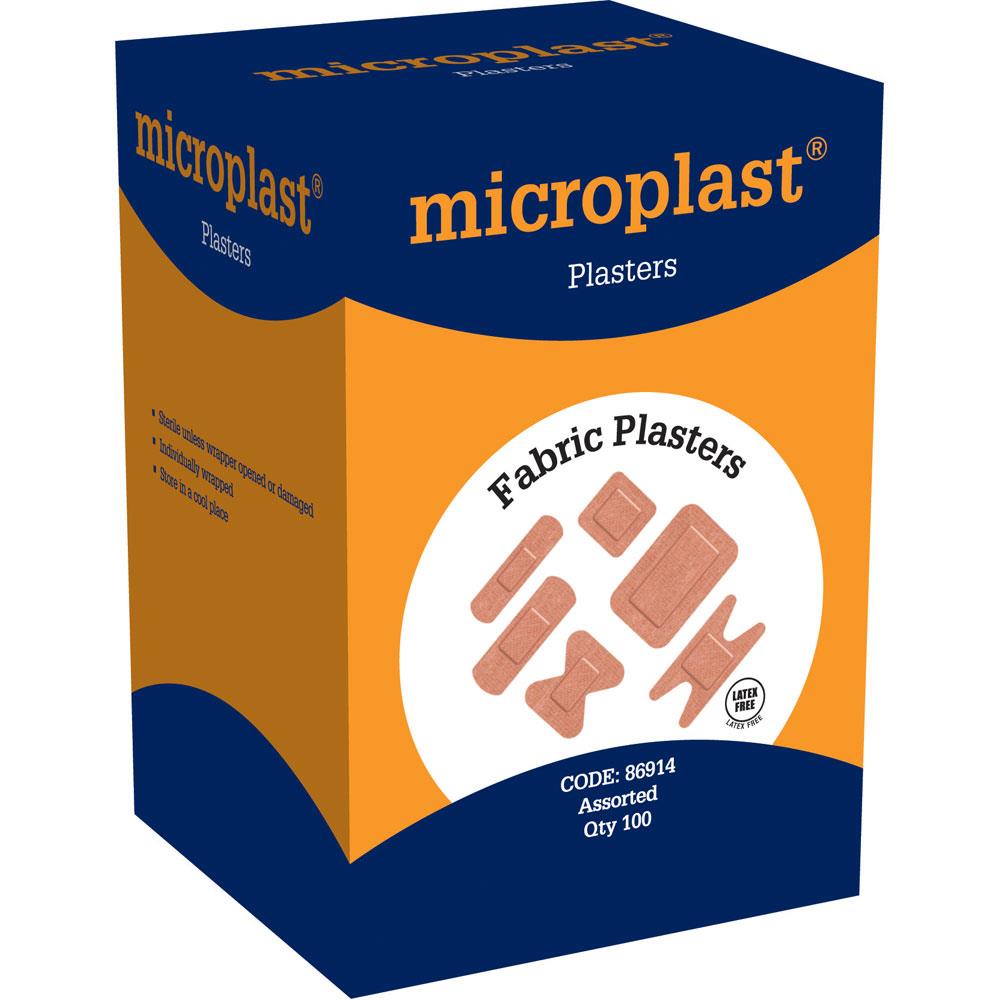 Microplast 86914 Fabric Assorted Plasters Box/100 available online ...