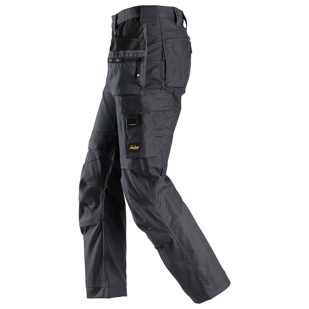 Snickers 6224 AllroundWork Canvas+ Stretch Work Trousers+ Holster ...