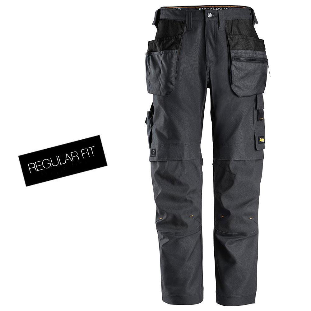 Snickers 6224 AllroundWork Canvas+ Stretch Work Trousers+ Holster ...