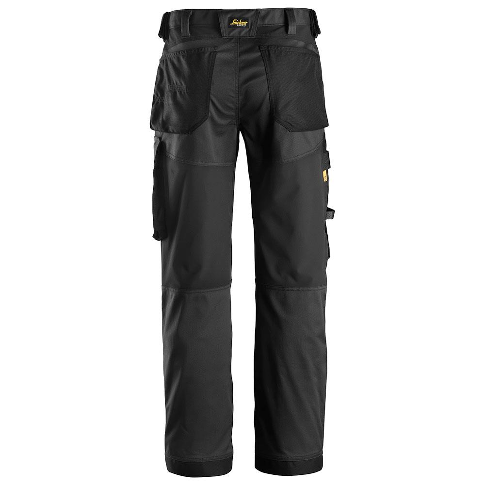 SNICKERS 6351 Stretch Loose Fit Non Holster Pocket Trousers, Black ...