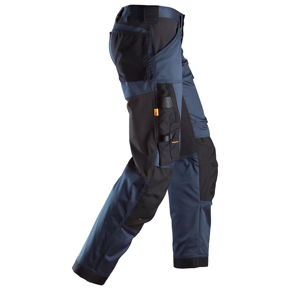 SNICKERS 6351 Stretch Loose Fit Non Holster Pocket Trousers, Navy/Black ...