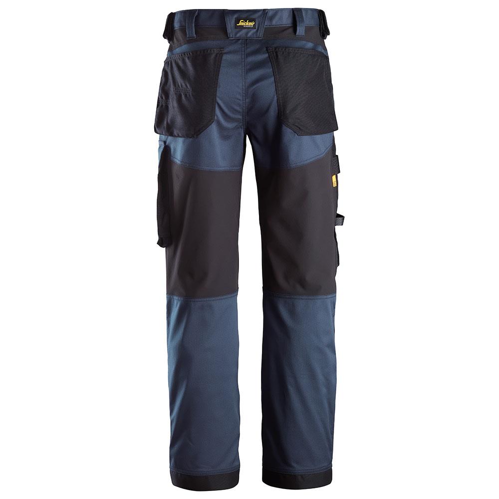 SNICKERS 6351 Stretch Loose Fit Non Holster Pocket Trousers, Navy/Black ...