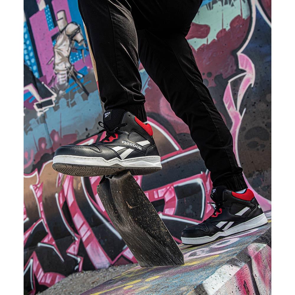 REEBOK BB4500 S3 SRC Safety Boots, Black/Red available online ...