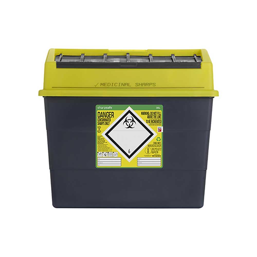 SHARPSAFE CM0649 Sharp Safe Sharps Bin, 30 Litres available online ...