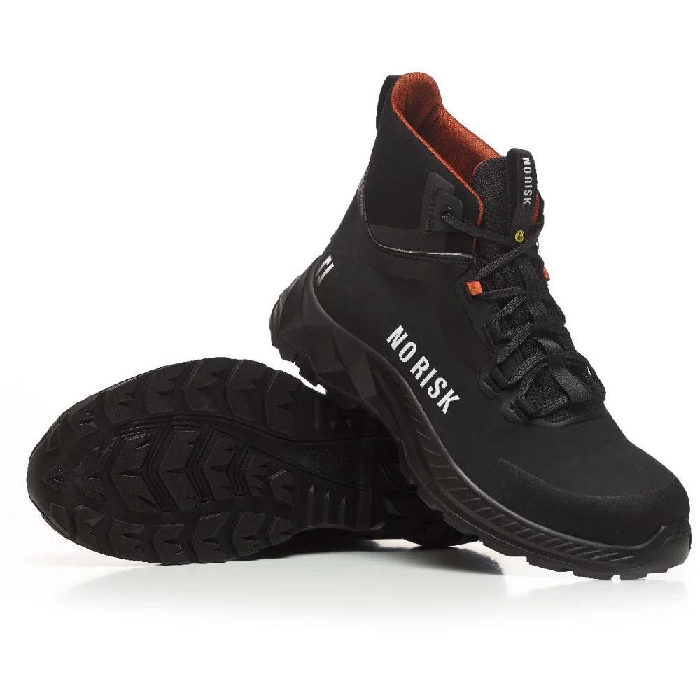 NO RISK X-TREME MID Black S3L ESD HI CI FO SR Safety Boots, Black ...